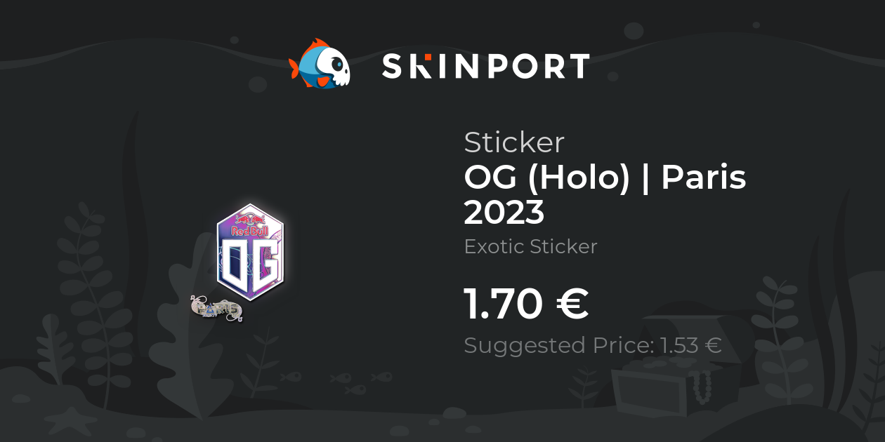 Sticker | OG (Holo) | Paris 2023 - Counter-Strike 2 - Skinport
