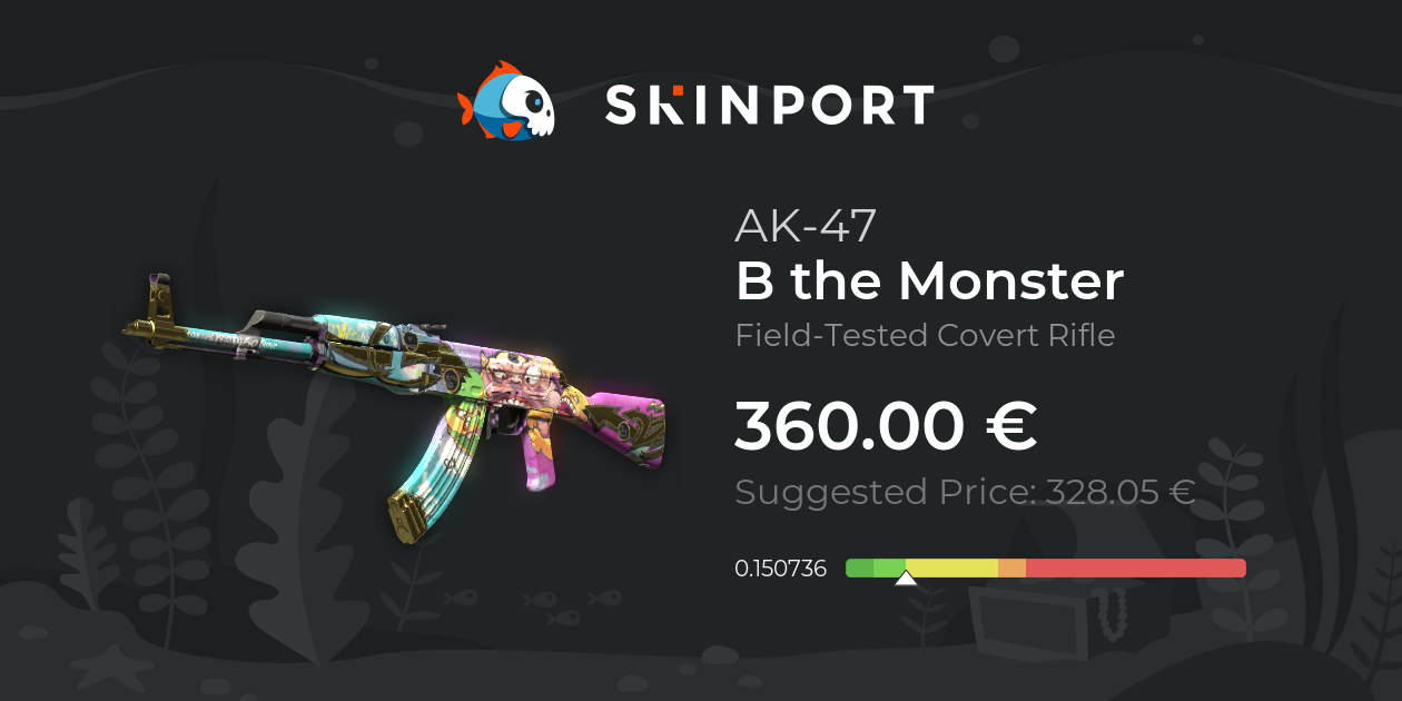 AK-47 | B the Monster (Field-Tested) - Counter-Strike 2 - Skinport
