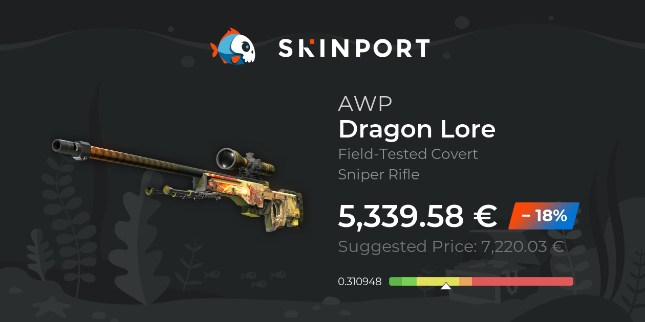 AWP | Dragon Lore (Field-Tested) - Counter-Strike 2 - Skinport