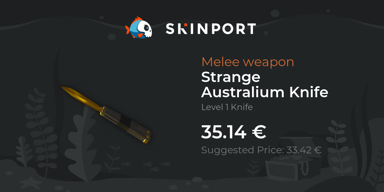 Strange Australium Knife - Team Fortress 2 - Skinport