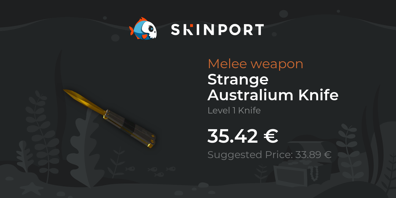Strange Australium Knife - Team Fortress 2 - Skinport