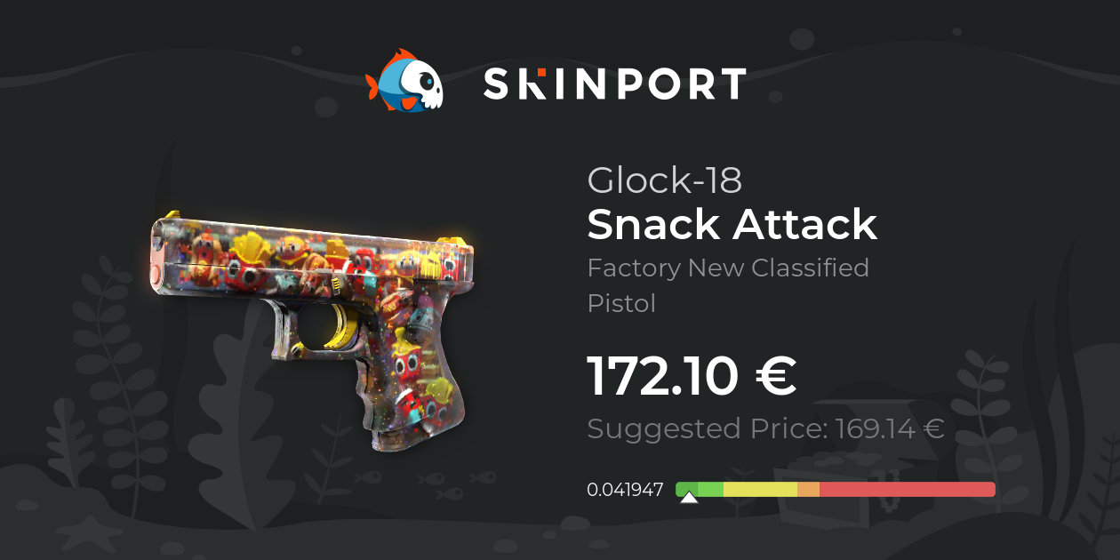 Glock-18 | Snack Attack (Factory New) - Counter-Strike 2 - Skinport