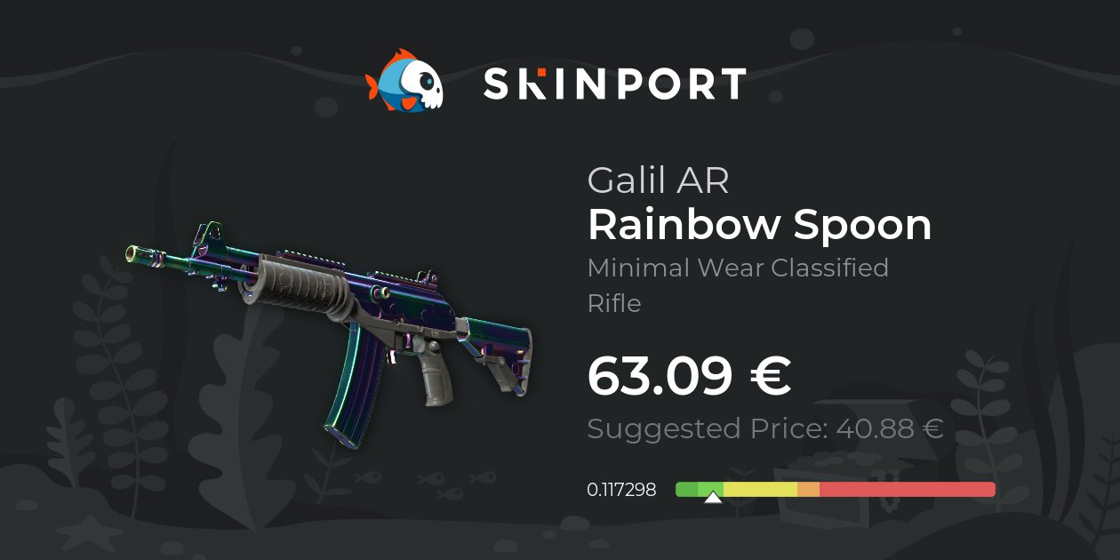 Galil AR | Rainbow Spoon (Minimal Wear) - Counter-Strike 2 - Skinport