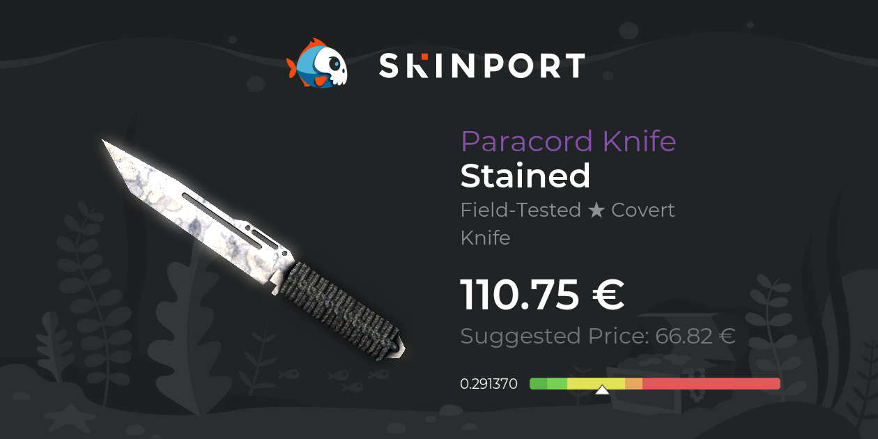 Paracord Knife | Stained (Field-Tested) - Counter-Strike 2 - Skinport