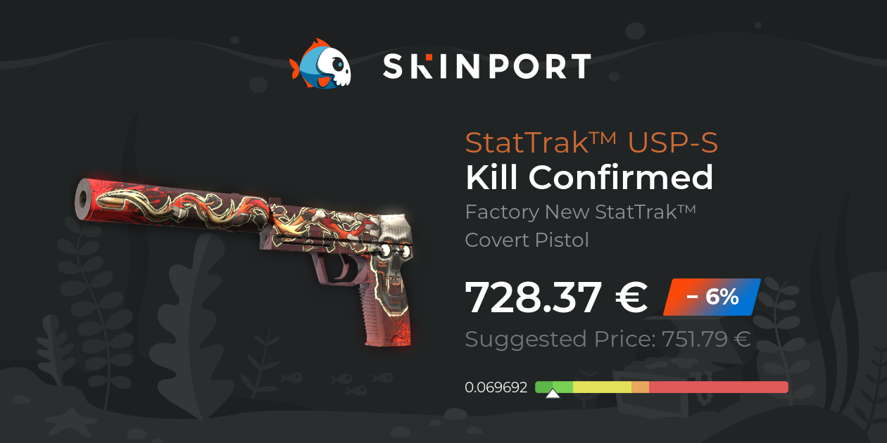StatTrak™ USP-S | Kill Confirmed (Factory New) - Counter-Strike 2 ...