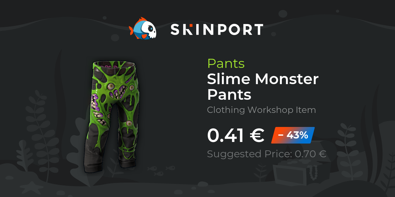 Slime Monster Pants - Rust - Skinport