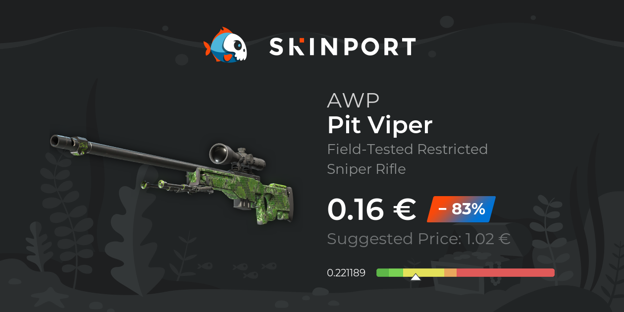 AWP | Pit Viper (Field-Tested) - Counter-Strike 2 - Skinport