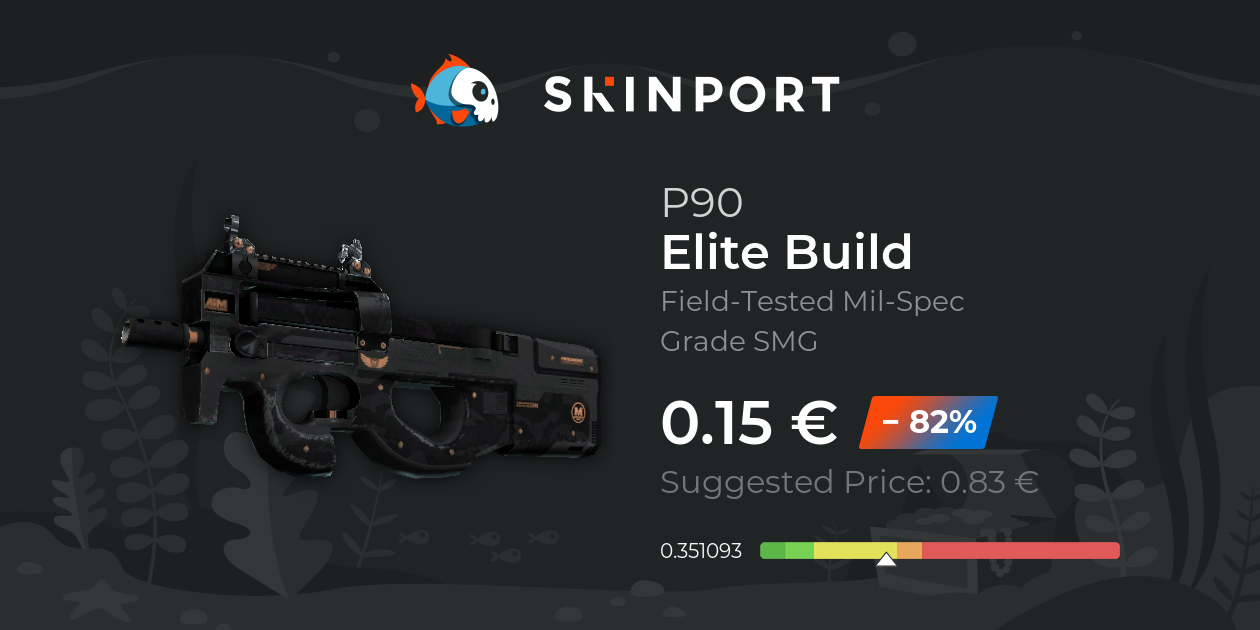 P90 | Elite Build (Field-Tested) - CS:GO - Skinport