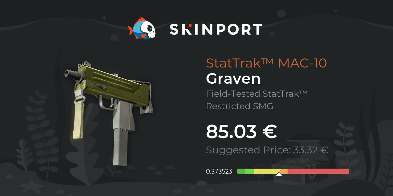 StatTrak™ MAC-10 | Graven (Field-Tested) - Counter-Strike 2 - Skinport