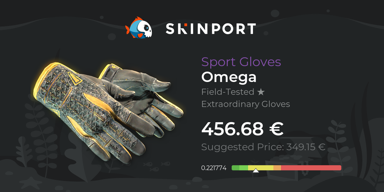 Sport Gloves | Omega (Field-Tested) - Counter-Strike 2 - Skinport
