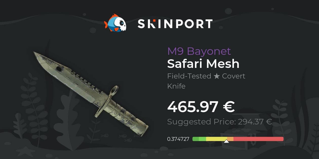 M9 Bayonet | Safari Ağı (Görevde Kullanılmış) - Counter-Strike 2 - Skinport