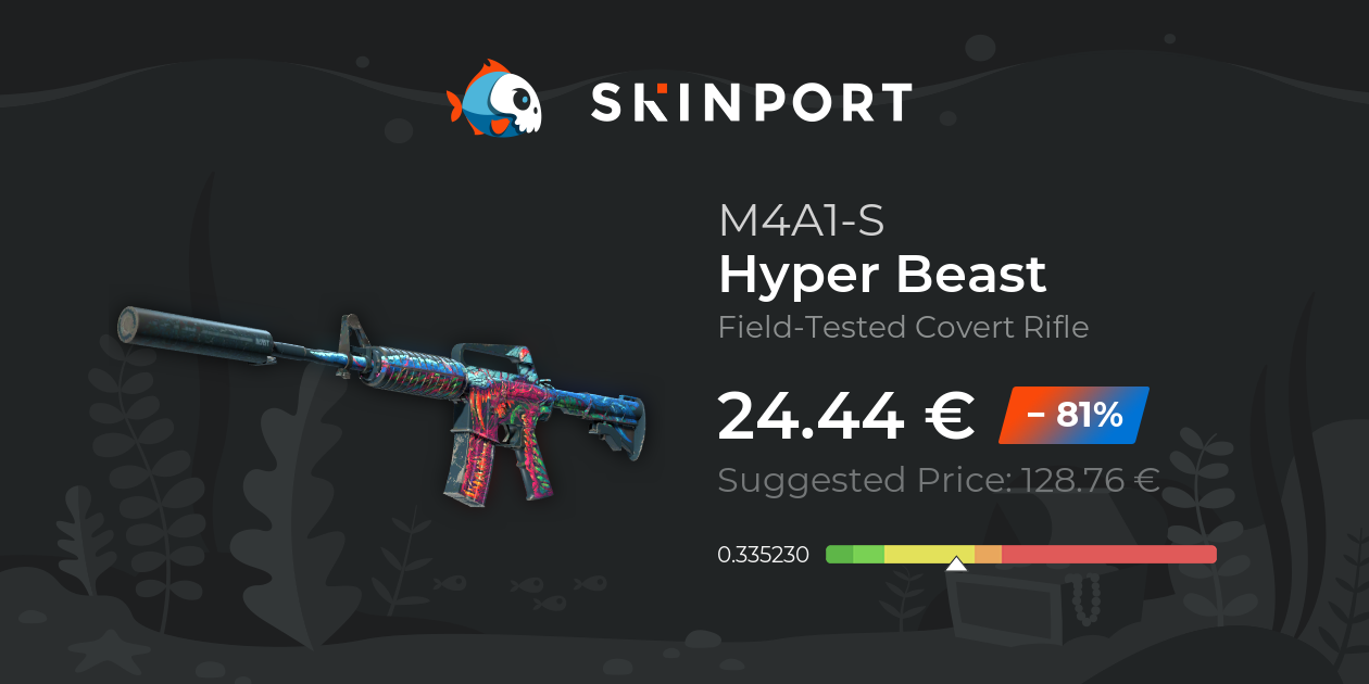 M4A1-S | Hyper Beast (Field-Tested) - Counter-Strike 2 - Skinport