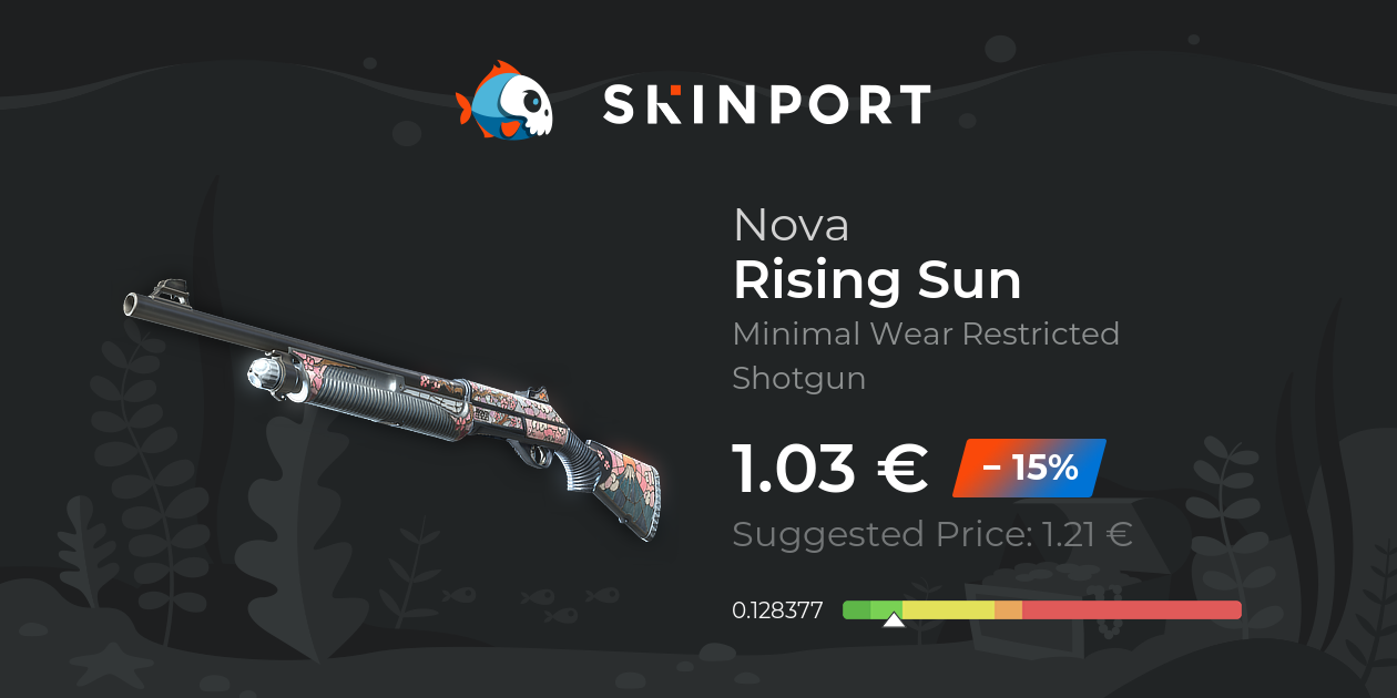 Nova | Rising Sun (Minimal Wear) - Counter-Strike 2 - Skinport