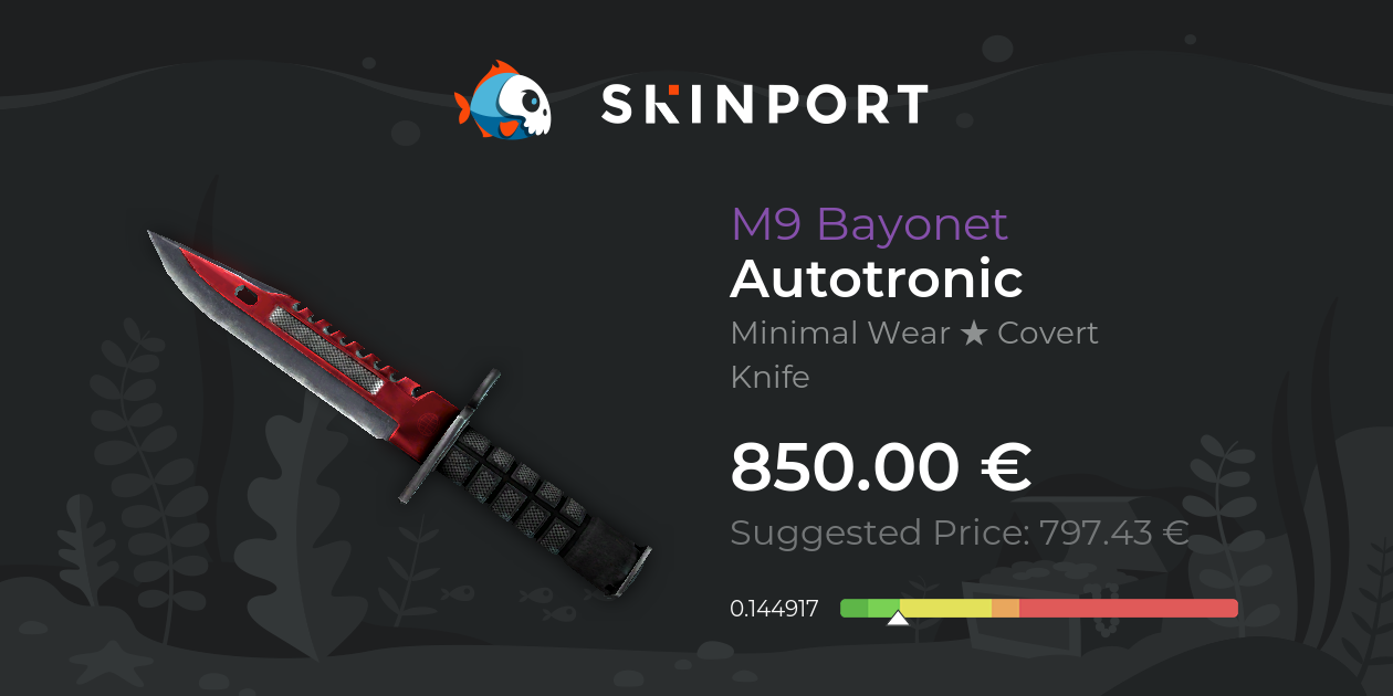 M9 Bayonet | Autotronic (Minimal Wear) - CS2 - Skinport