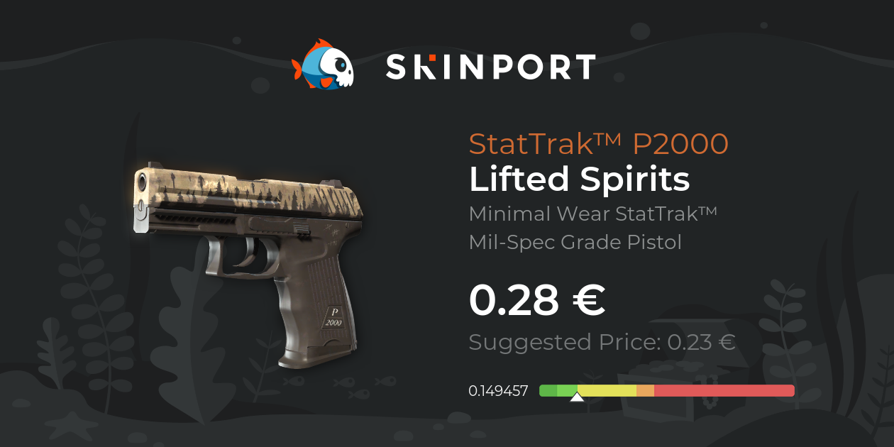 StatTrak™ P2000 | Lifted Spirits (Minimal Wear) - Counter-Strike 2 ...