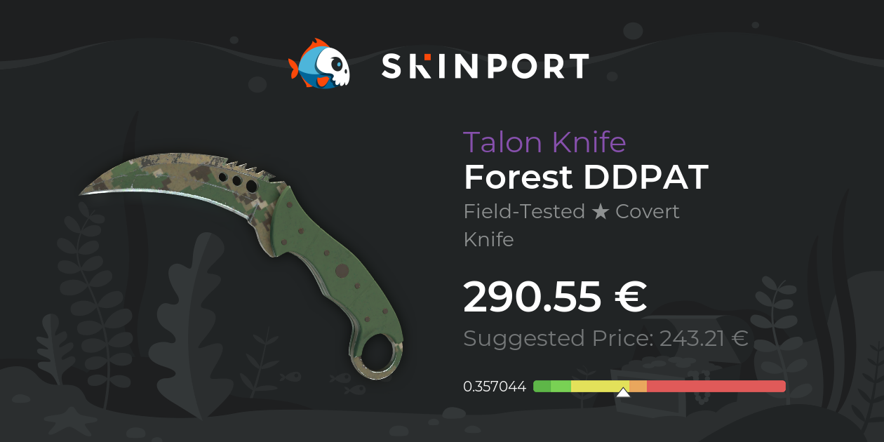 Talon Knife | Forest DDPAT (Field-Tested) - Counter-Strike 2 - Skinport