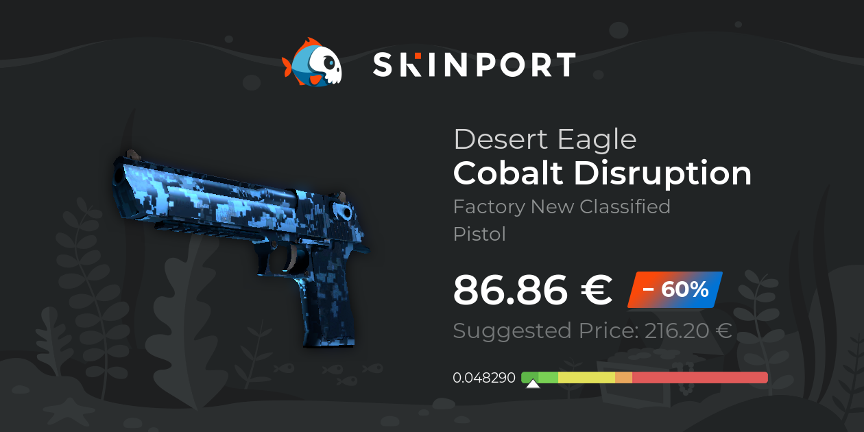 Desert Eagle | Cobalt Disruption (Factory New) - Counter-Strike 2 ...