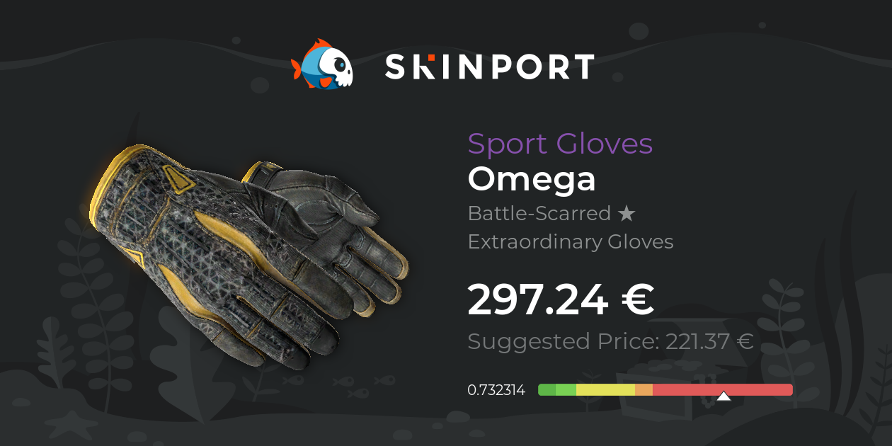 Sport Gloves | Omega (Battle-Scarred) - Counter-Strike 2 - Skinport