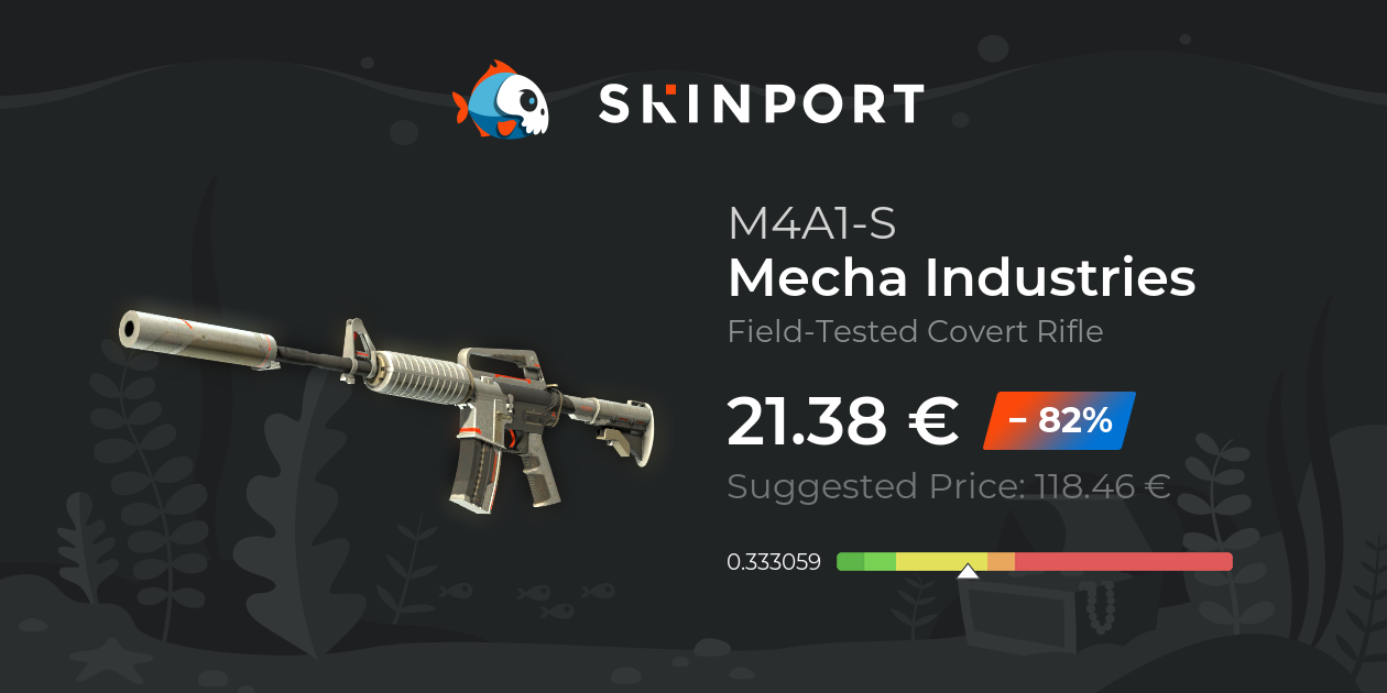 M4A1-S | Mecha Industries (Field-Tested) - Counter-Strike 2 - Skinport