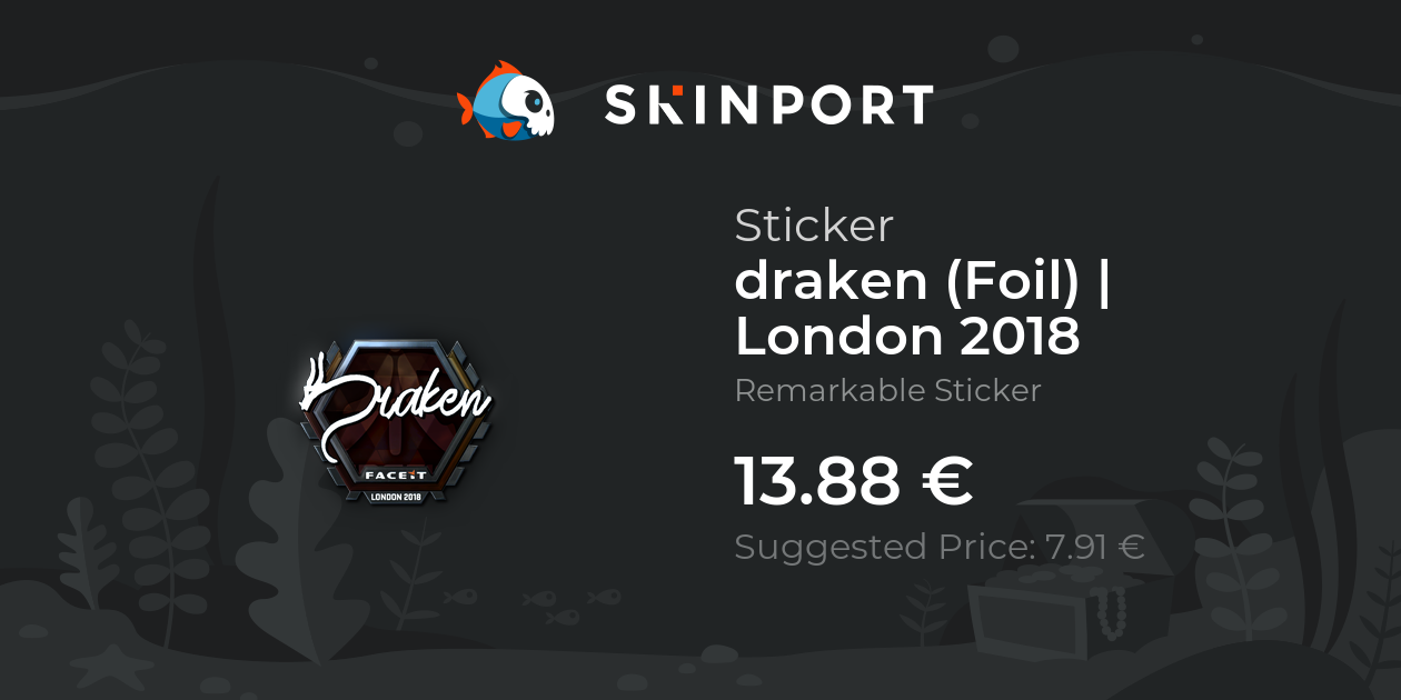 Sticker | draken (Foil) | London 2018 - Counter-Strike 2 - Skinport
