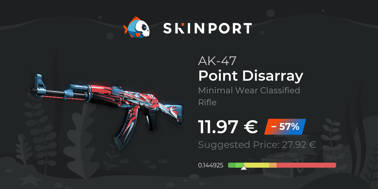 AK-47 | Point Disarray (Minimal Wear) - Counter-Strike 2 - Skinport