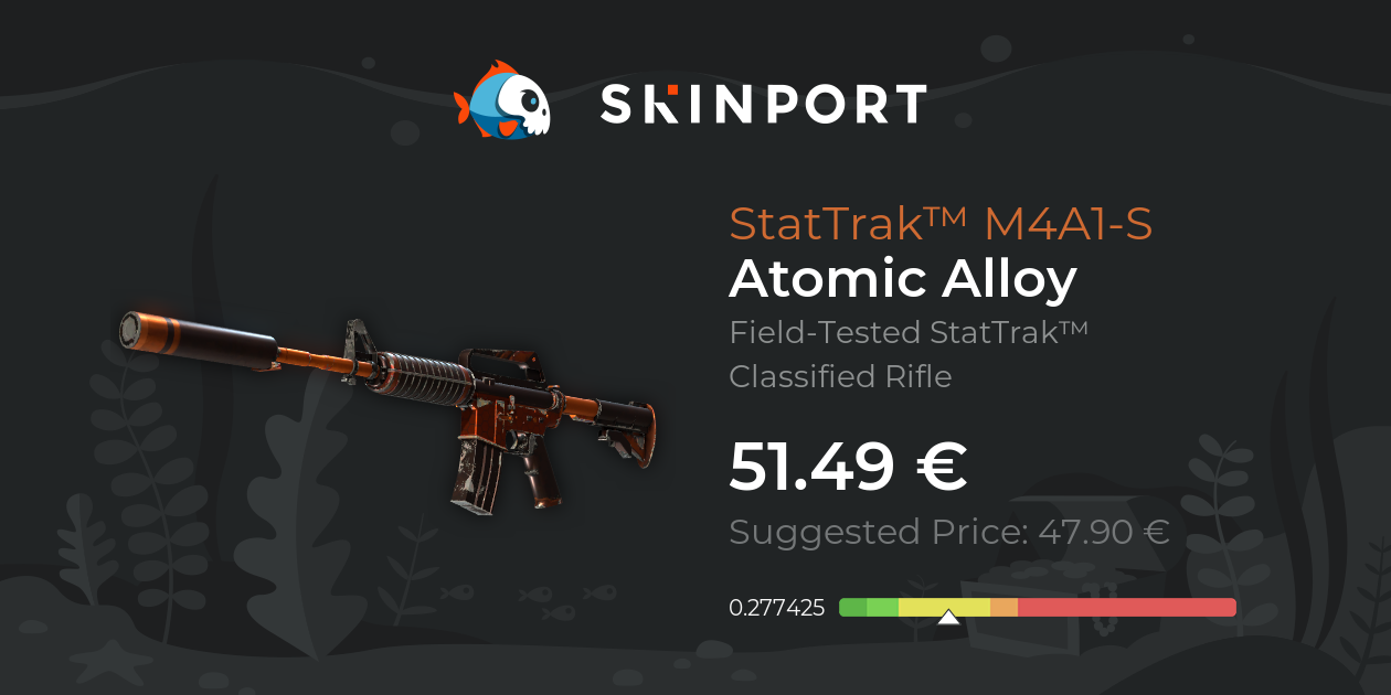 StatTrak™ M4A1-S | Atomic Alloy (Field-Tested) - Counter-Strike 2 ...