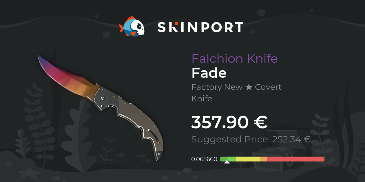 Falchion Knife | Fade (Factory New) - Counter-Strike 2 - Skinport