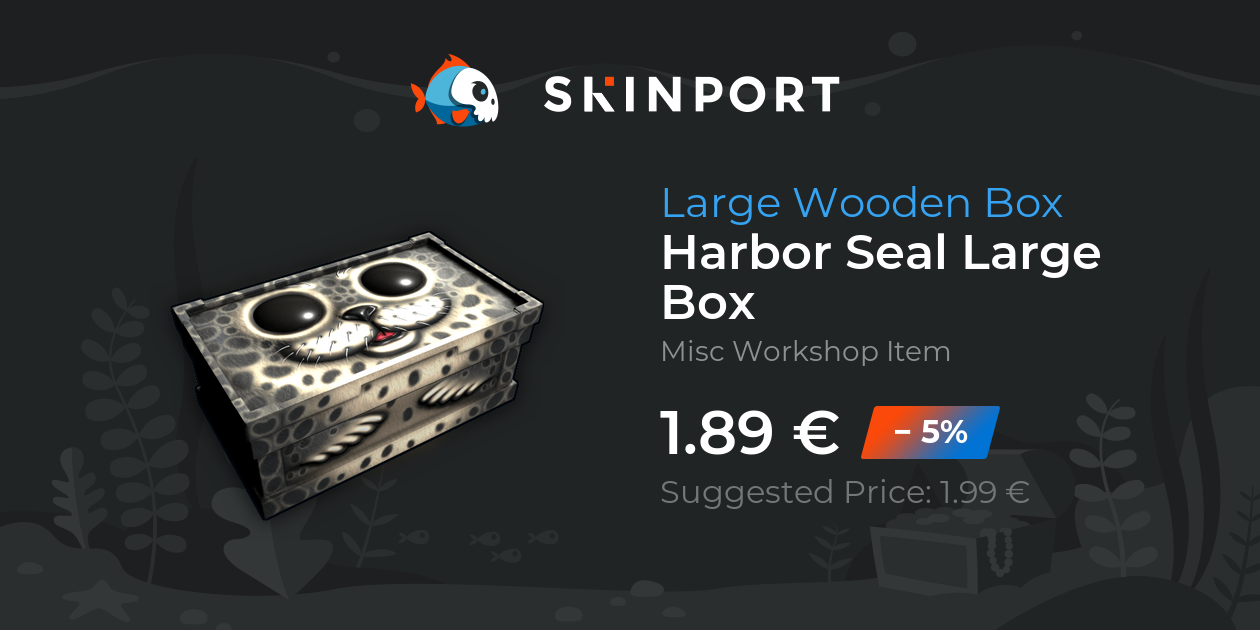Harbor Seal Large Box - Rust - Skinport