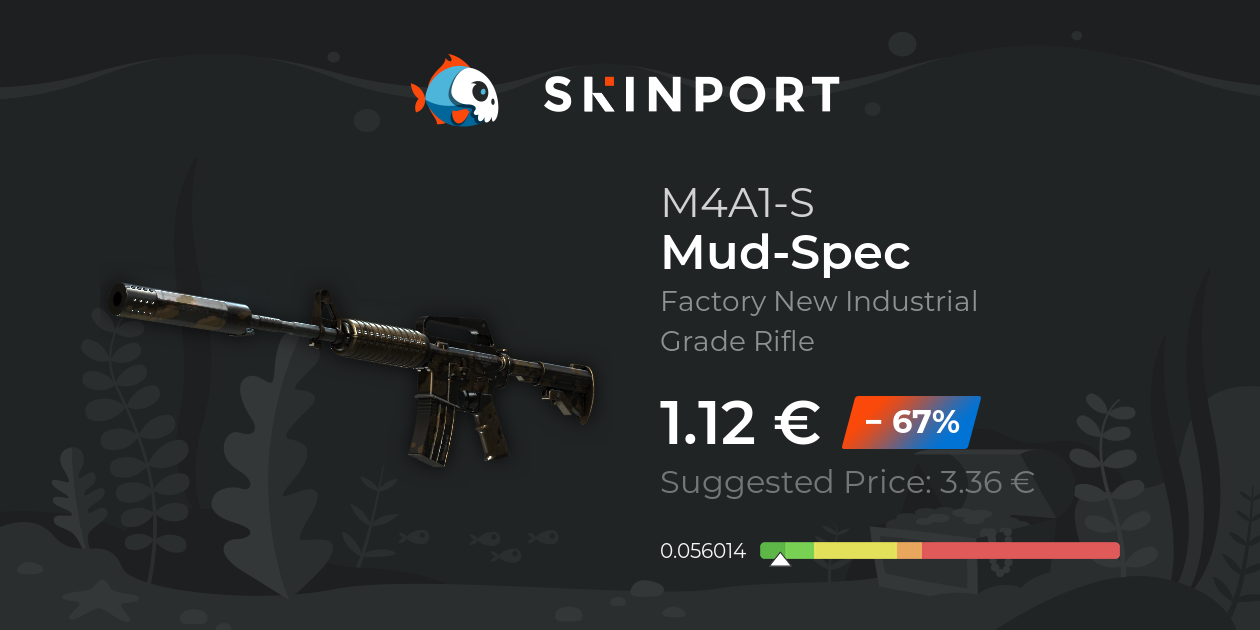 M4A1-S | Mud-Spec (Factory New) - Counter-Strike 2 - Skinport