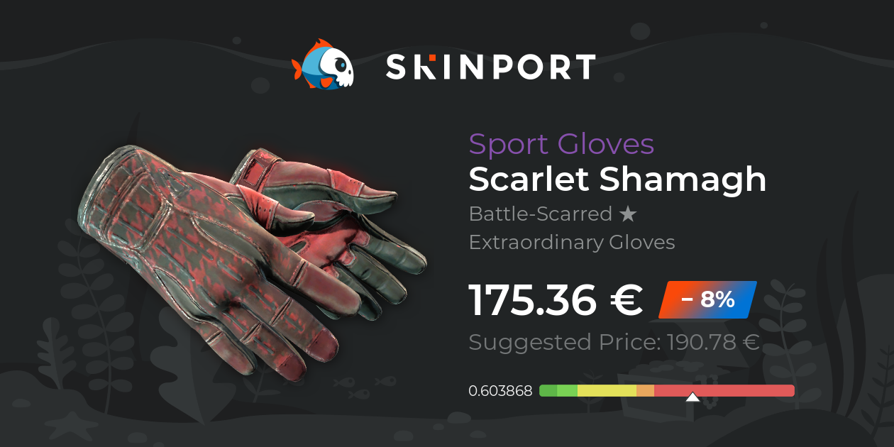 Sport Gloves | Scarlet Shamagh (Battle-Scarred) - Counter-Strike 2 ...