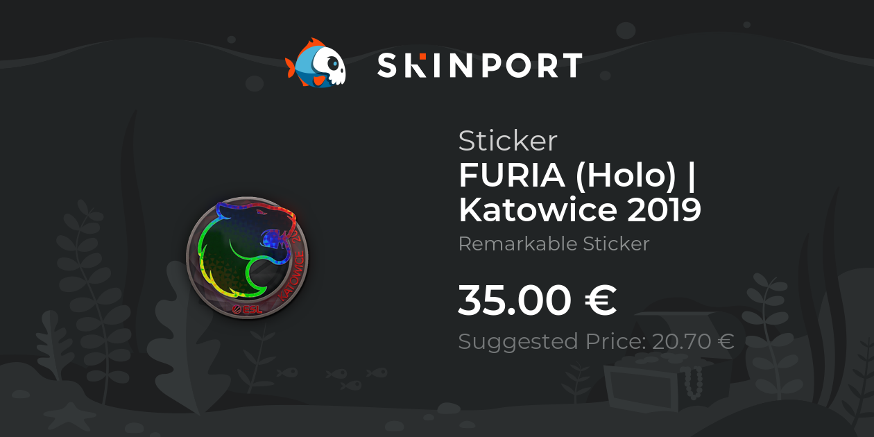 Sticker | FURIA (Holo) | Katowice 2019 - Counter-Strike 2 - Skinport