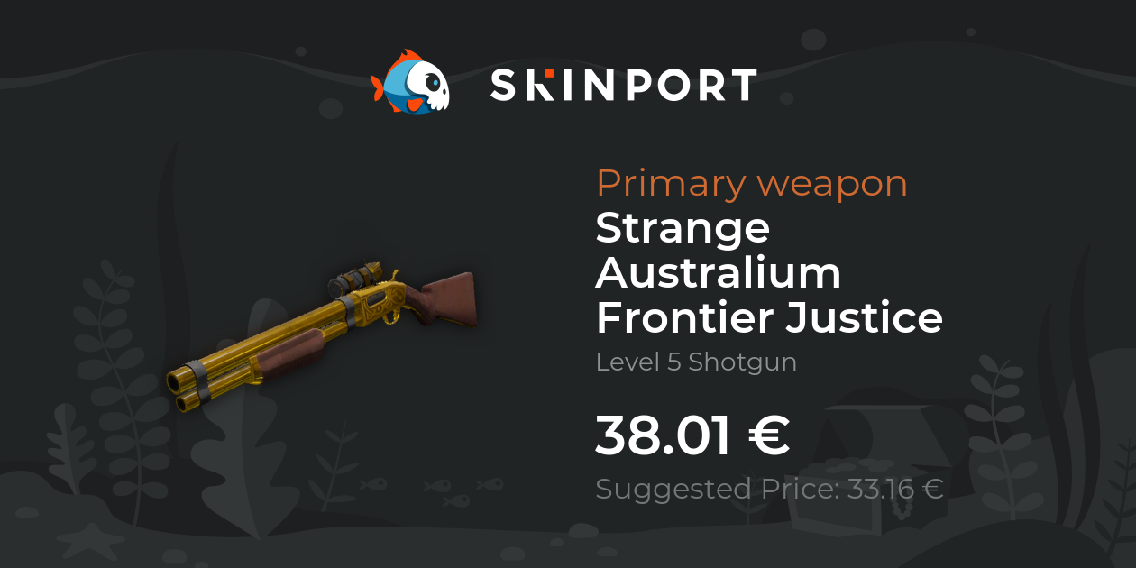 Strange Australium Frontier Justice - Team Fortress 2 - Skinport