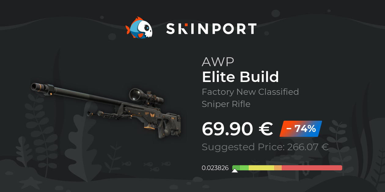 AWP | Elite Build (Factory New) - Counter-Strike 2 - Skinport