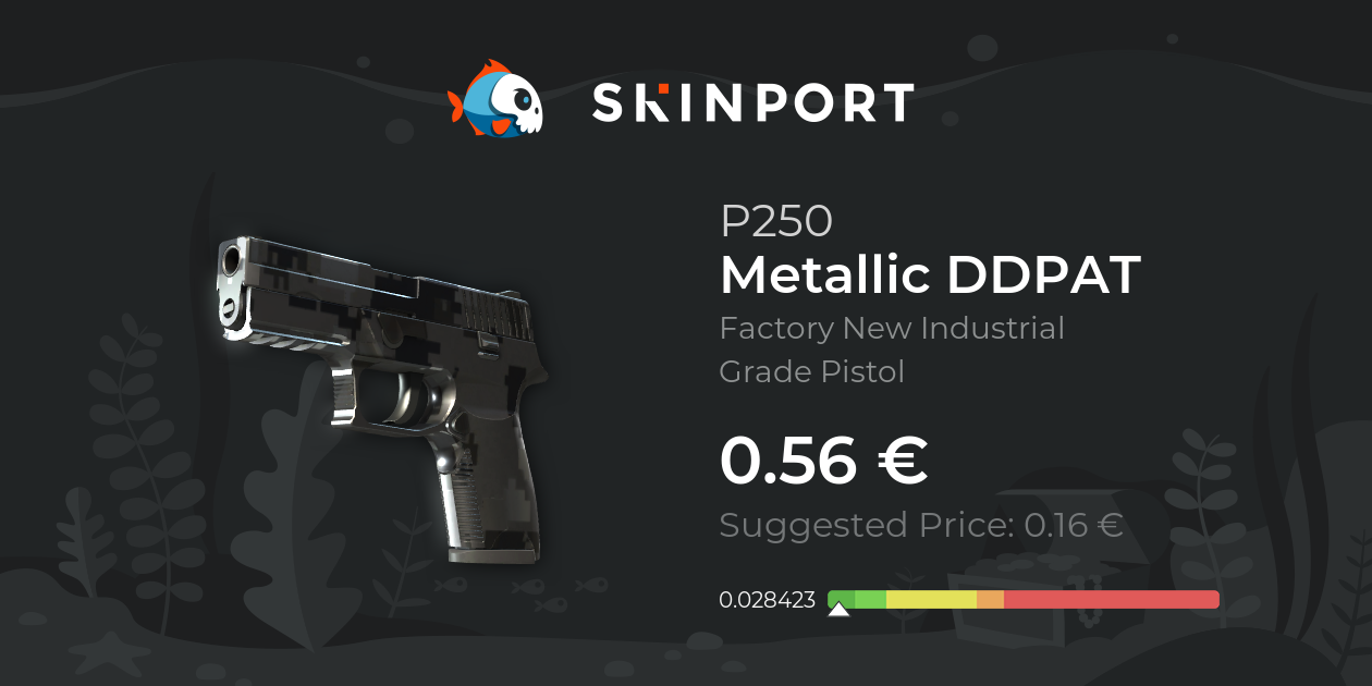 P250 | Metallic DDPAT (Factory New) - Counter-Strike 2 - Skinport
