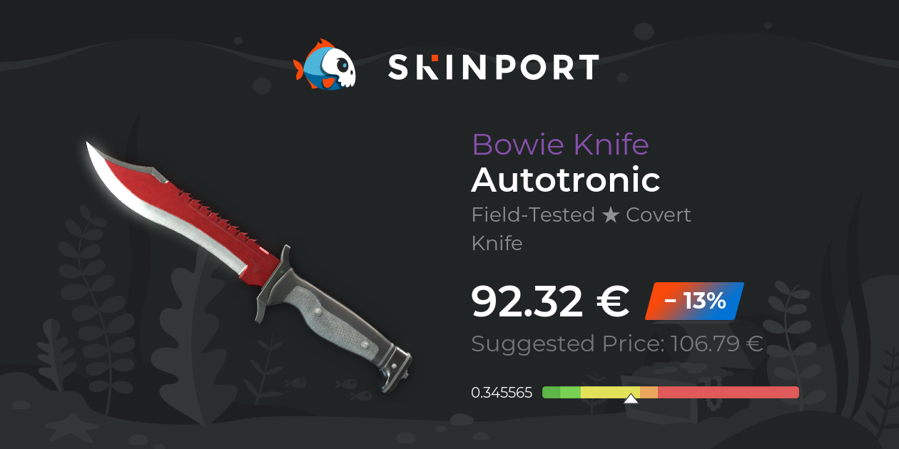 Bowie Knife | Autotronic (Field-Tested) - Counter-Strike 2 - Skinport