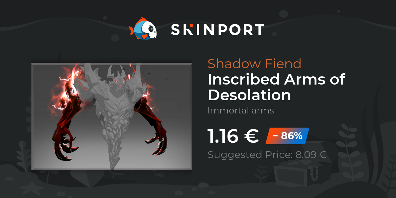 Inscribed Arms of Desolation - Dota 2 - Skinport