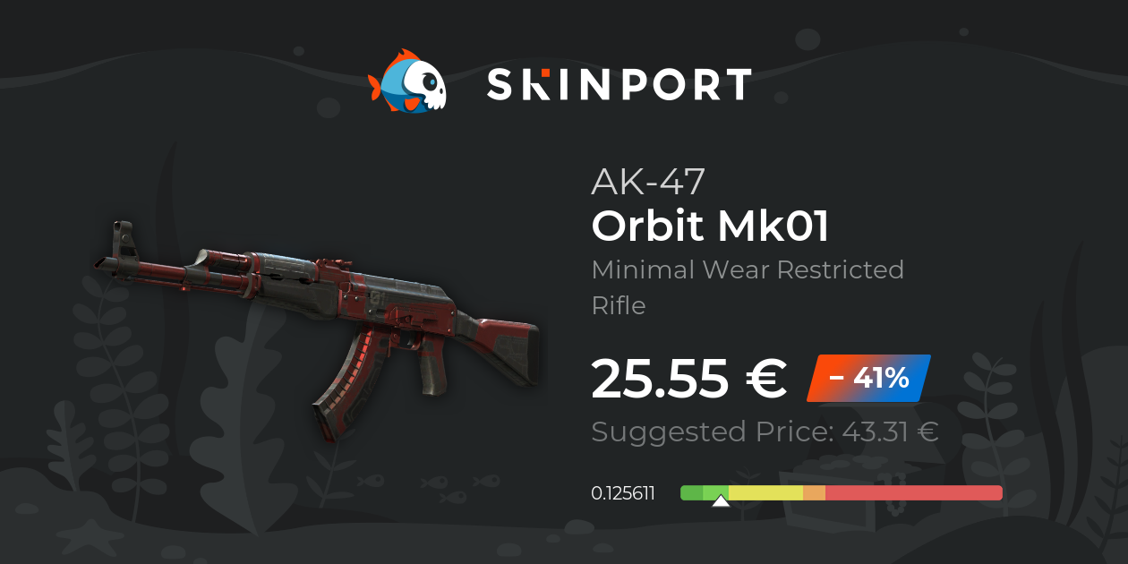 AK-47 | Orbit Mk01 (Minimal Wear) - Counter-Strike 2 - Skinport