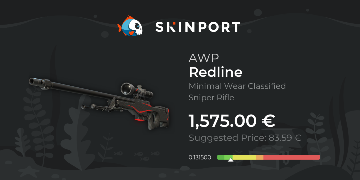 AWP | Redline (Minimal Wear) - Counter-Strike 2 - Skinport