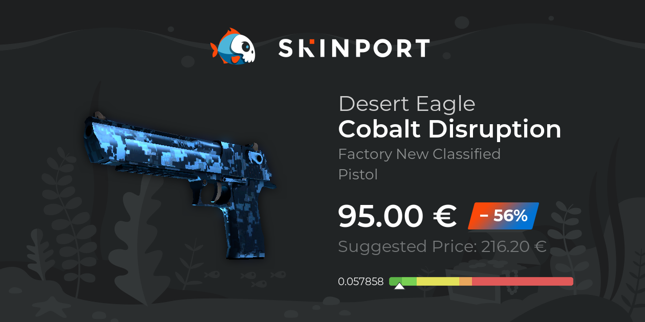 Desert Eagle | Cobalt Disruption (Factory New) - Counter-Strike 2 ...