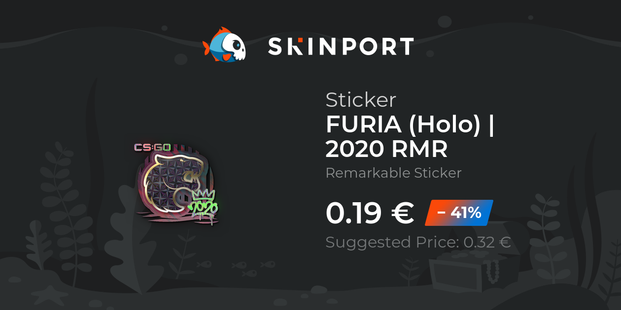 Sticker | FURIA (Holo) | 2020 RMR - Counter-Strike 2 - Skinport