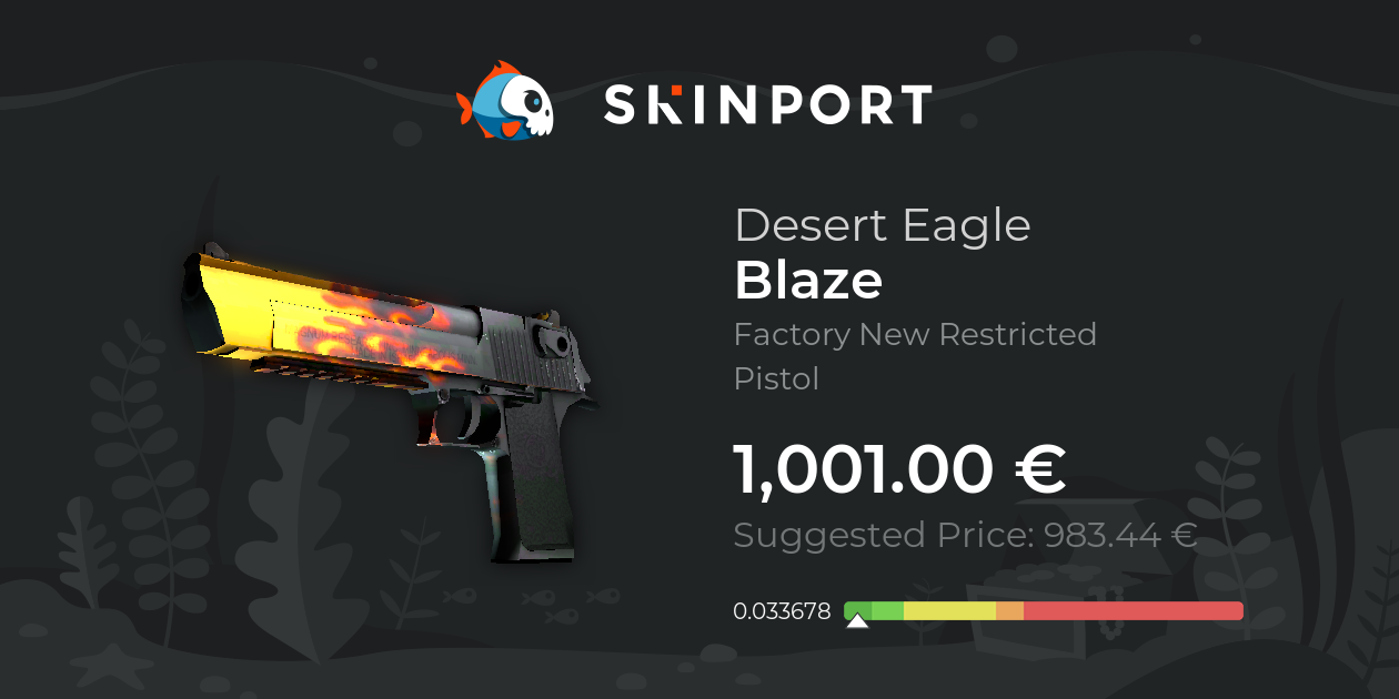Desert Eagle | Blaze (Factory New) - CS:GO - Skinport