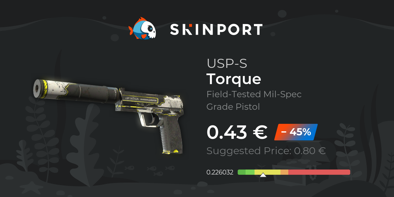 USP-S | Torque (Field-Tested) - Counter-Strike 2 - Skinport