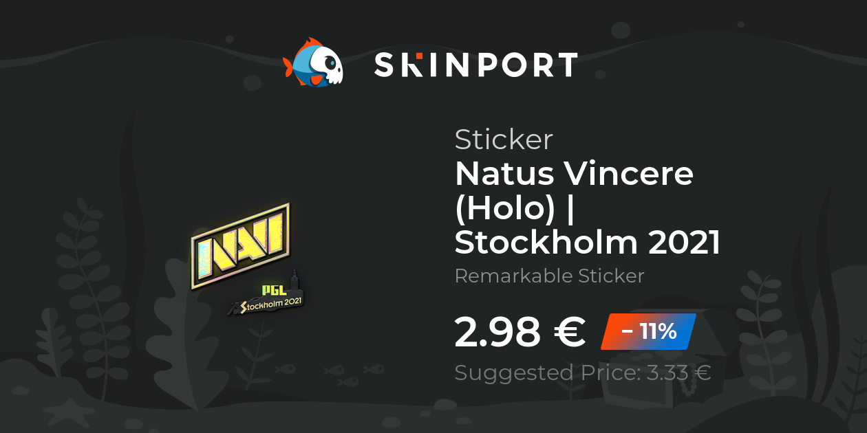 Sticker | Natus Vincere (Holo) | Stockholm 2021 - Counter-Strike 2 ...
