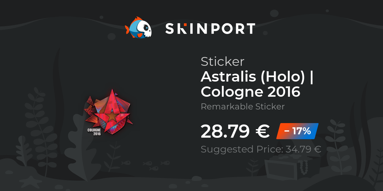 Sticker | Astralis (Holo) | Cologne 2016 - Counter-Strike 2 - Skinport