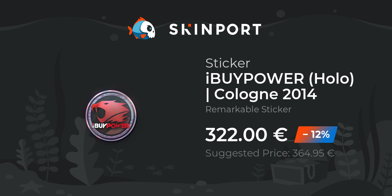 Sticker | iBUYPOWER (Holo) | Cologne 2014 - CS2 - Skinport