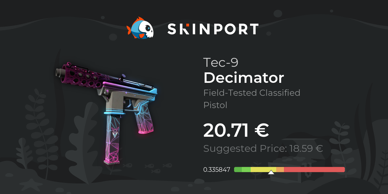 Tec-9 | Decimator (Field-Tested) - Counter-Strike 2 - Skinport