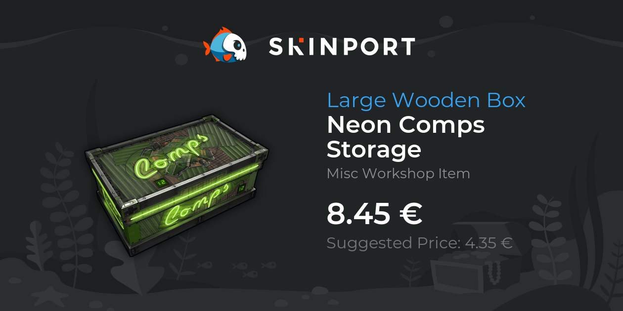 Neon Comps Storage - Rust - Skinport