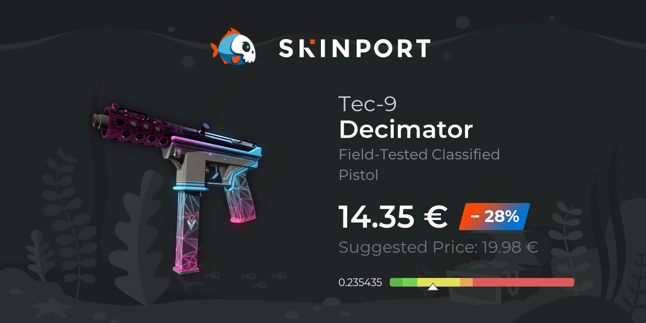 Tec-9 | Decimator (Field-Tested) - Counter-Strike 2 - Skinport
