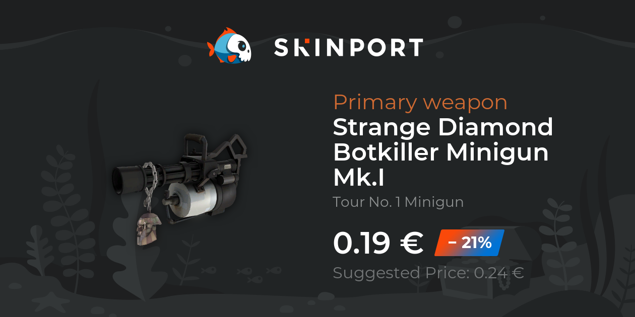 Strange Diamond Botkiller Minigun Mk.I - Team Fortress 2 - Skinport