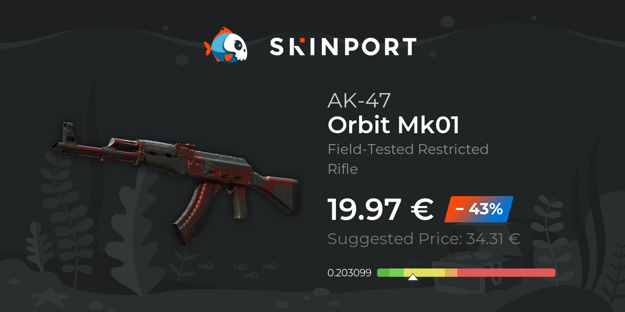 AK-47 | Orbit Mk01 (Field-Tested) - Counter-Strike 2 - Skinport
